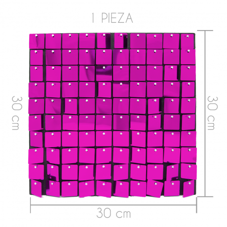 Shimmer Wal, Panel 4d, pared de lentejuela